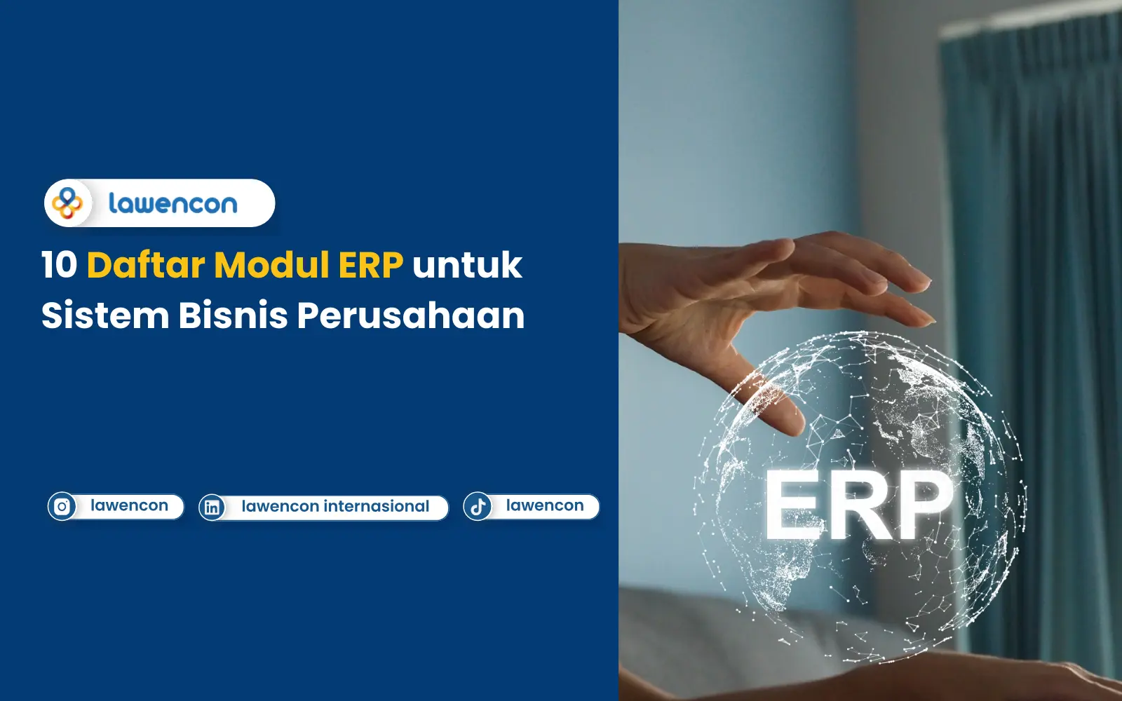 10 Daftar Modul ERP untuk Sistem Bisnis Perusahaan - Lawencon