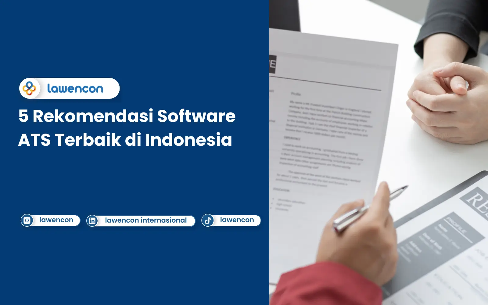5 Rekomendasi Software ATS Terbaik di Indonesia - Lawencon
